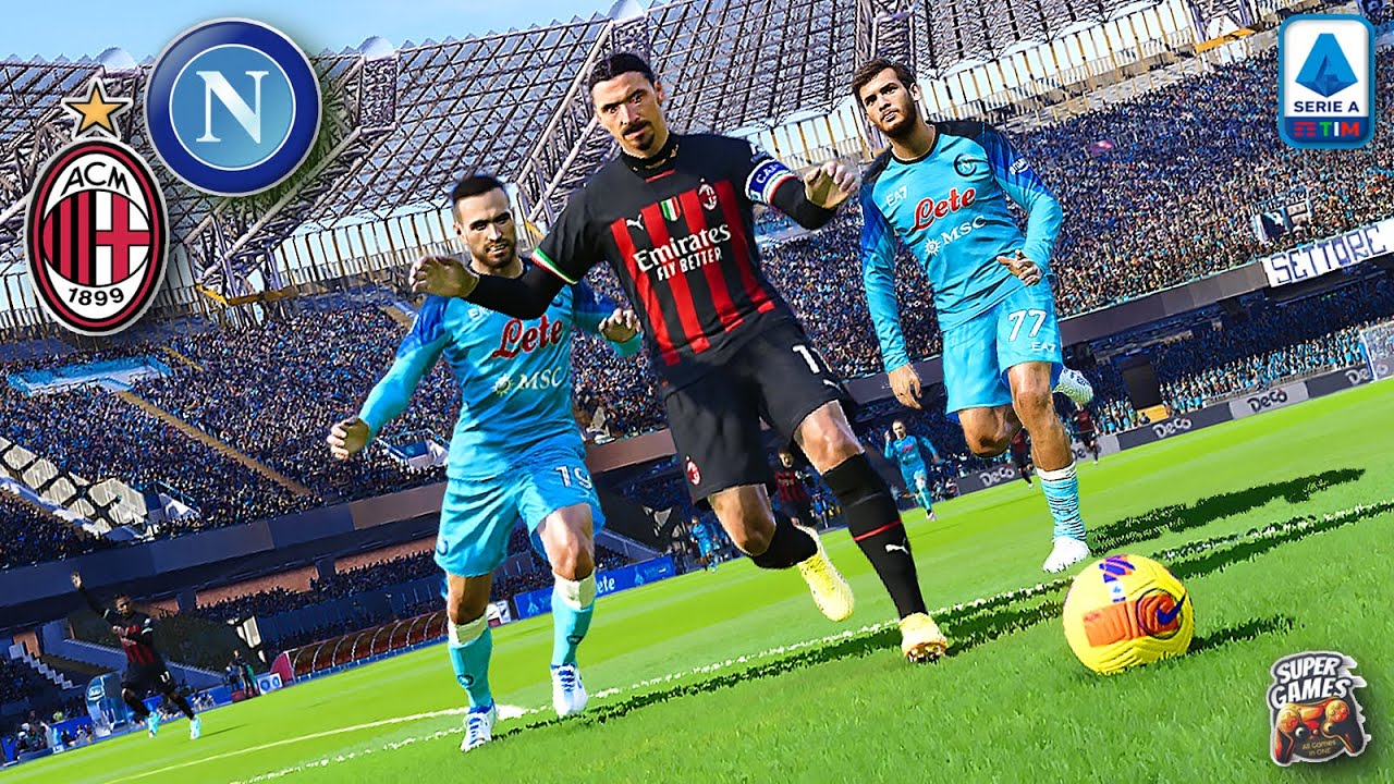 PES 2021 ⚽ Napoli vs AC Milan Serie A Smoke Bomb Fans Live Camera ...