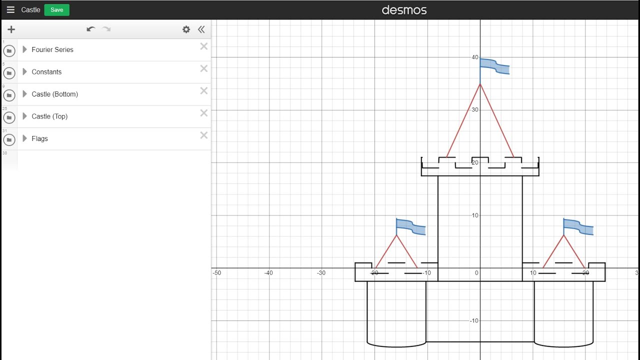 Desmos Castle NFT - YouTube
