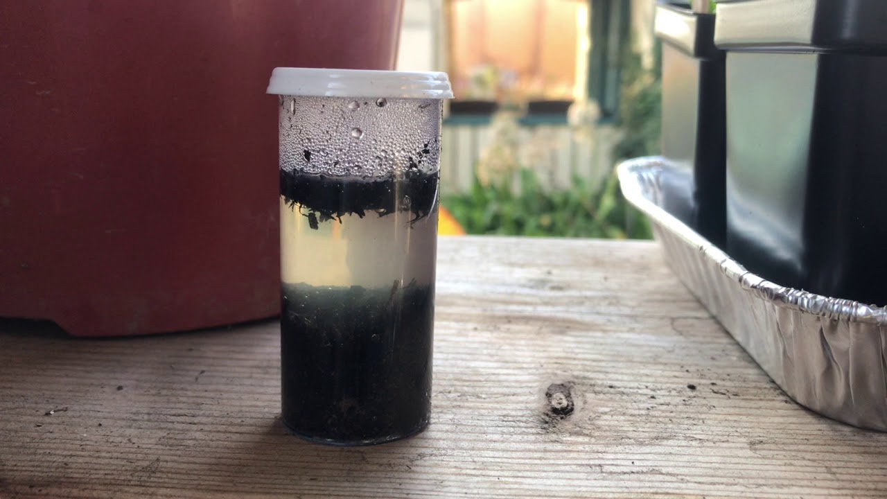 Soil Sedimentation Test - YouTube
