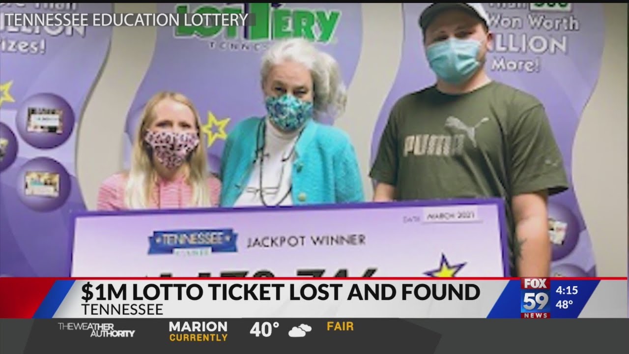 Winning $1M lotto ticket lost...and found - YouTube
