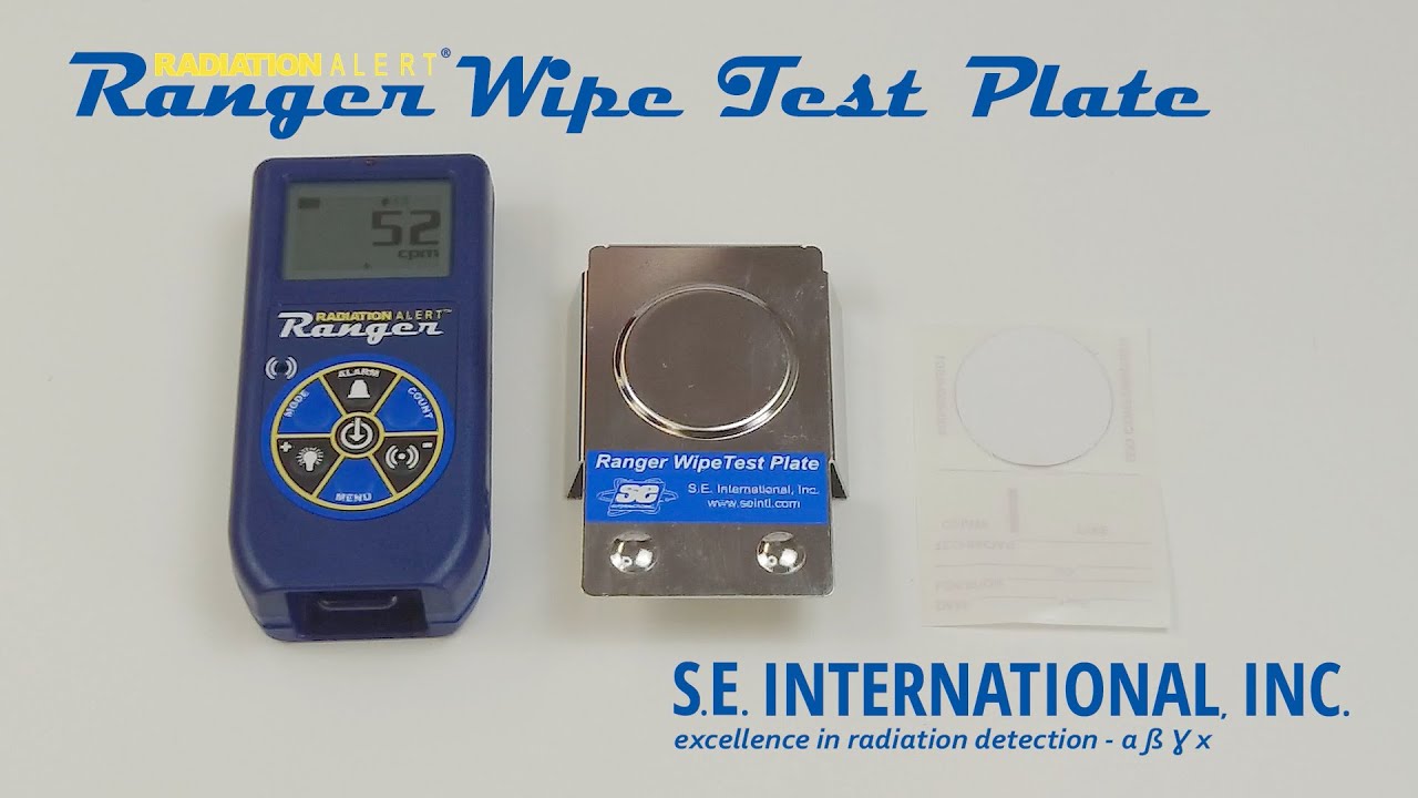 How To Conduct A Swipe Test Radiation Alert® Ranger Youtube