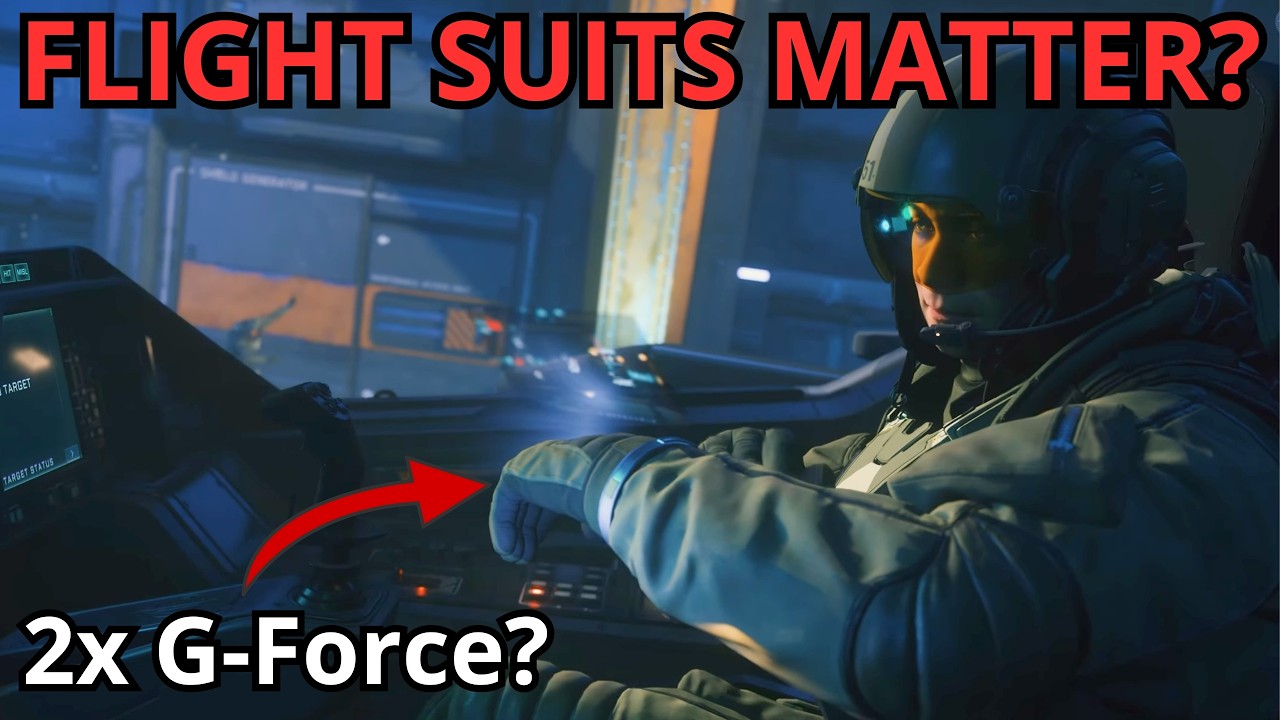 Flight Suits FINALLY Matter In Star Citizen 4.8 (G-Force Testing) - YouTube