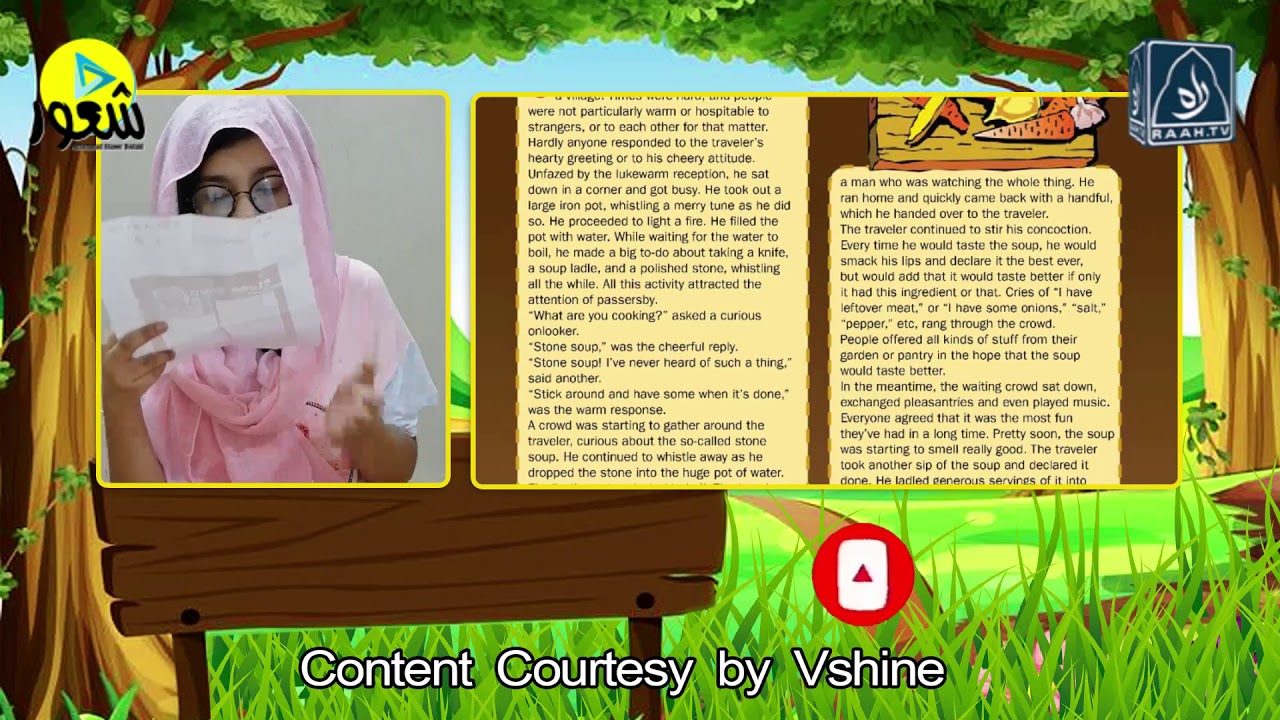 Storytelling in English STONE SOUP By UMM E HANI QAZI - YouTube