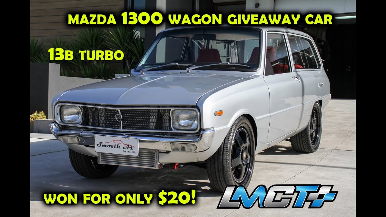 13b Mazda 1300 Wagon Correction & Coating // LMCT Giveaway Car! - YouTube
