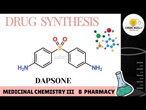 SYNTHESIS OF DAPSONE | DRUG SYNTHESIS | SULPHONES | MEDICINAL CHEMISTRY ...