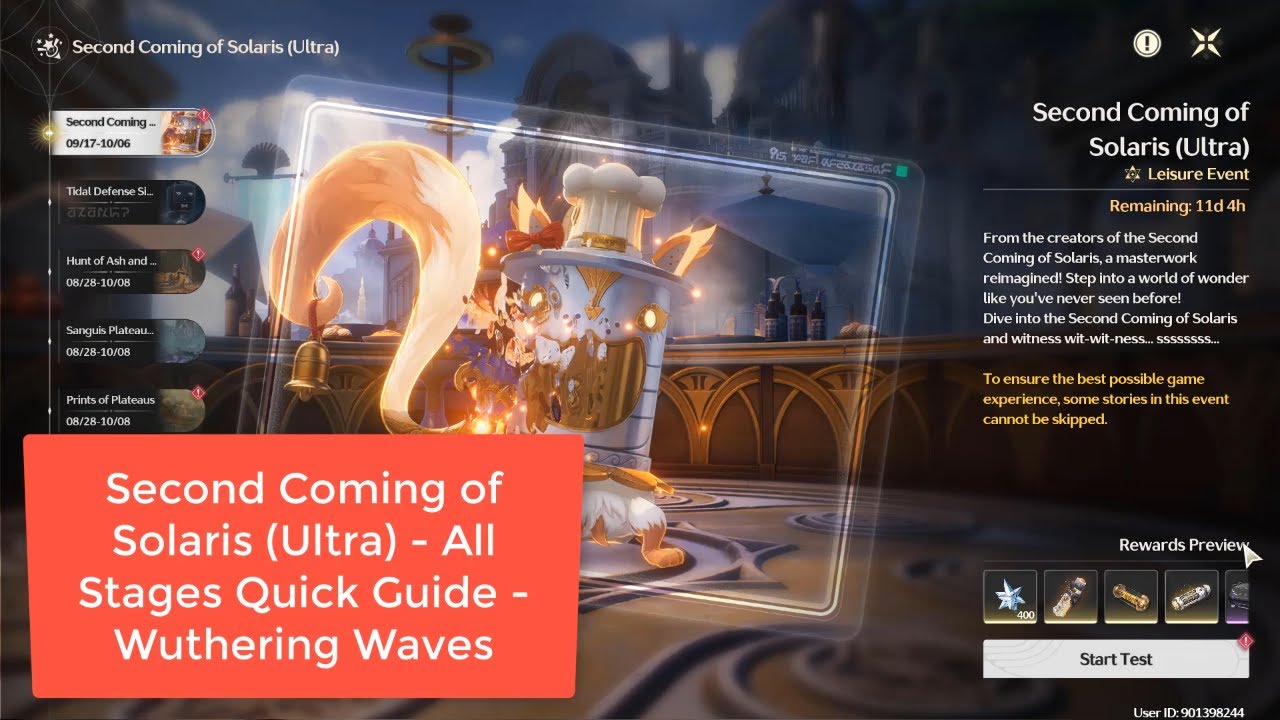 Second Coming of Solaris (Ultra) – All 7 Stages Quick Guide | Wuthering ...