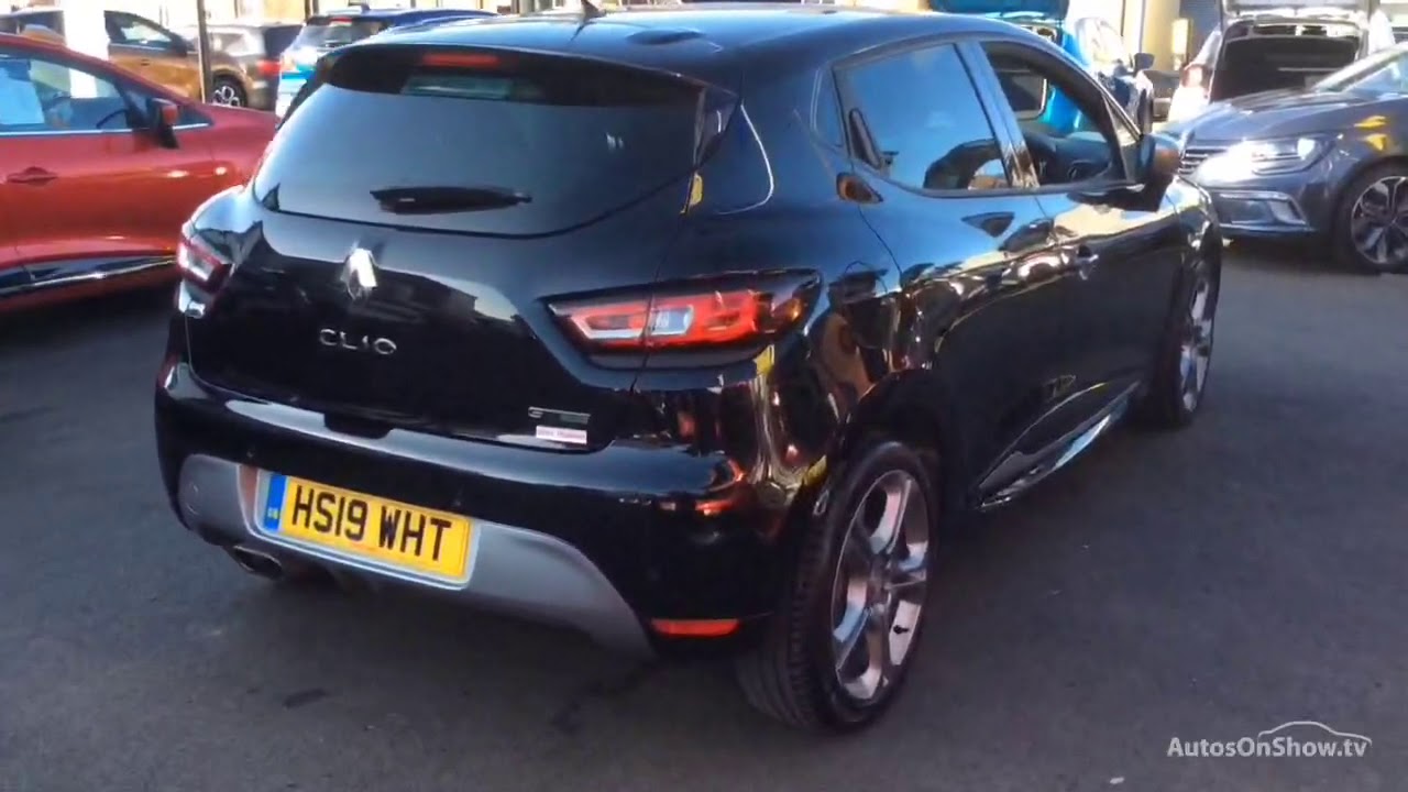 HS19WHT RENAULT CLIO GT LINE TCE BLACK 2019, MC Glyn Hopkin Dacia ...