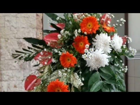 Tutorial Merangkai Bunga Untuk Bunga Mimbar - YouTube