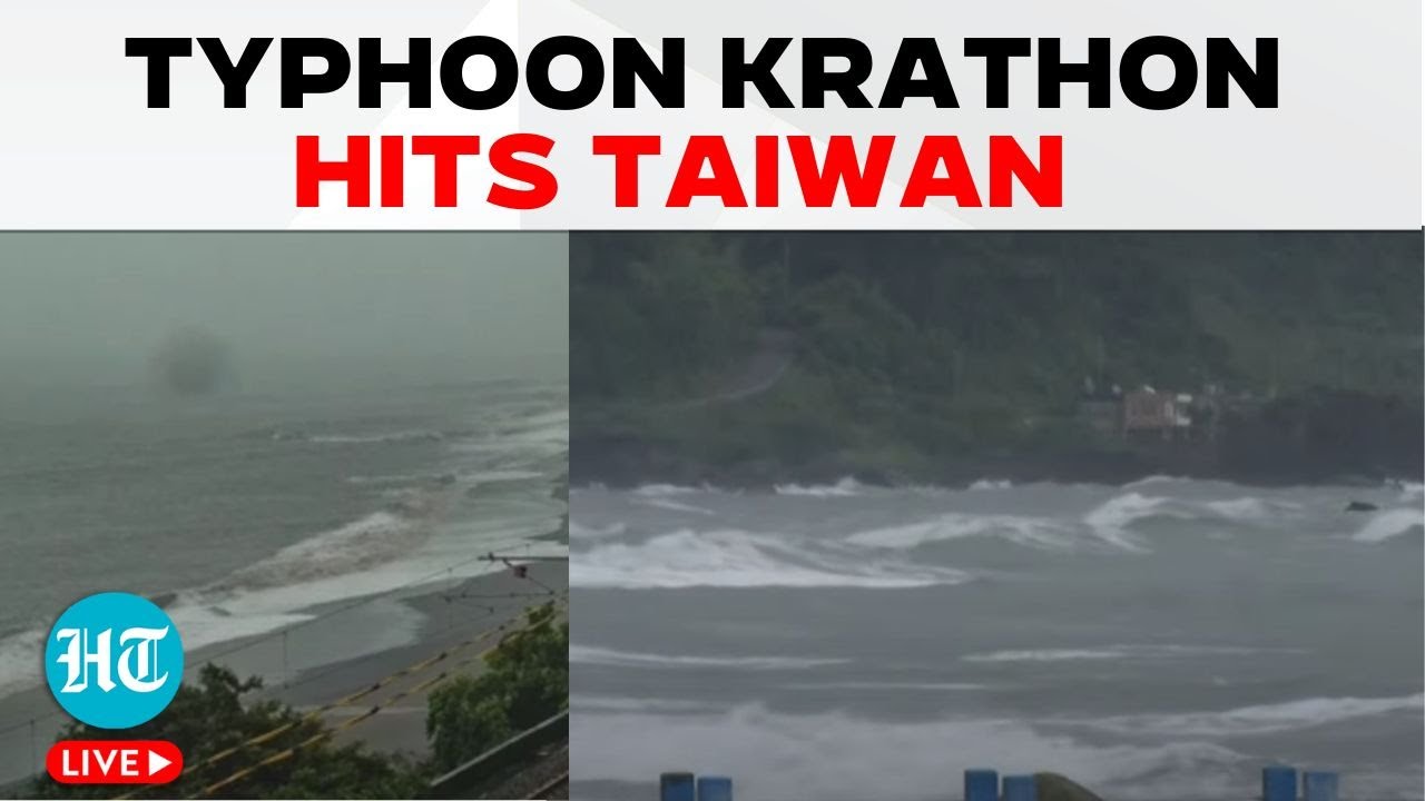 LIVE | Intensifying Typhoon Krathon To Turn 'Destructive'; Approaches ...
