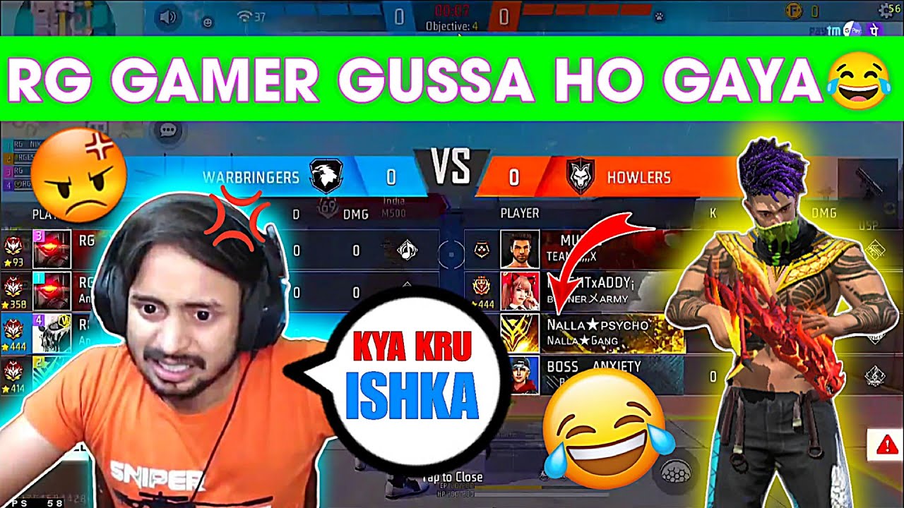 Rg Gamer vs Psycho 🔥 Not Alive Angry Youtuber After This Game 😱🎯 ...