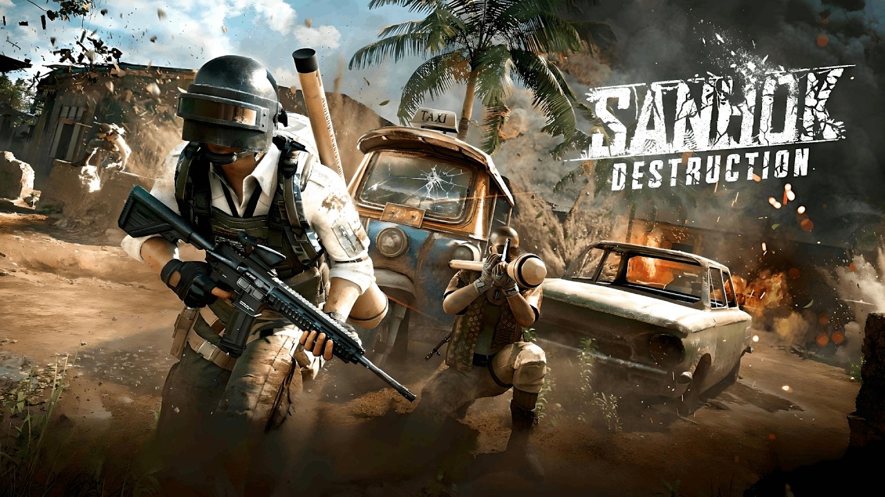 PUBG NEW MAP : SANHOK DESTRUCTION GAMEPLAY! (NO COMMENTARY) - YouTube