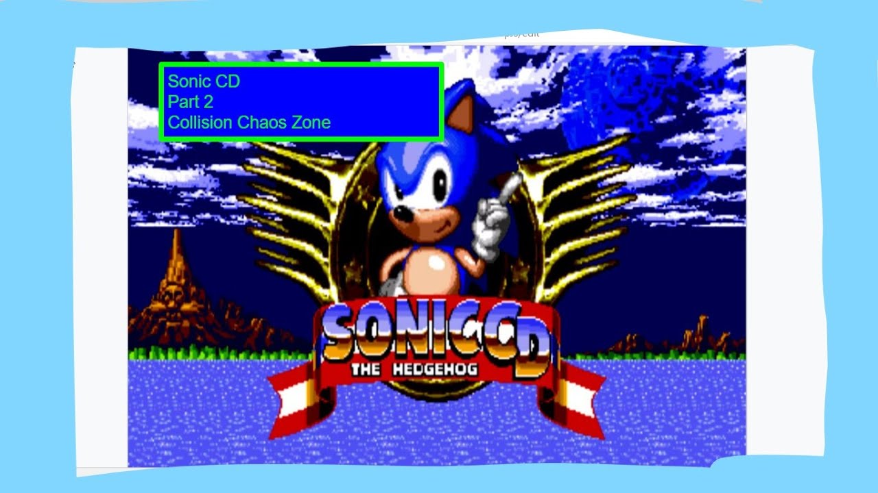 A Spring Yard... | Sonic CD | Collision Chaos Zone - YouTube