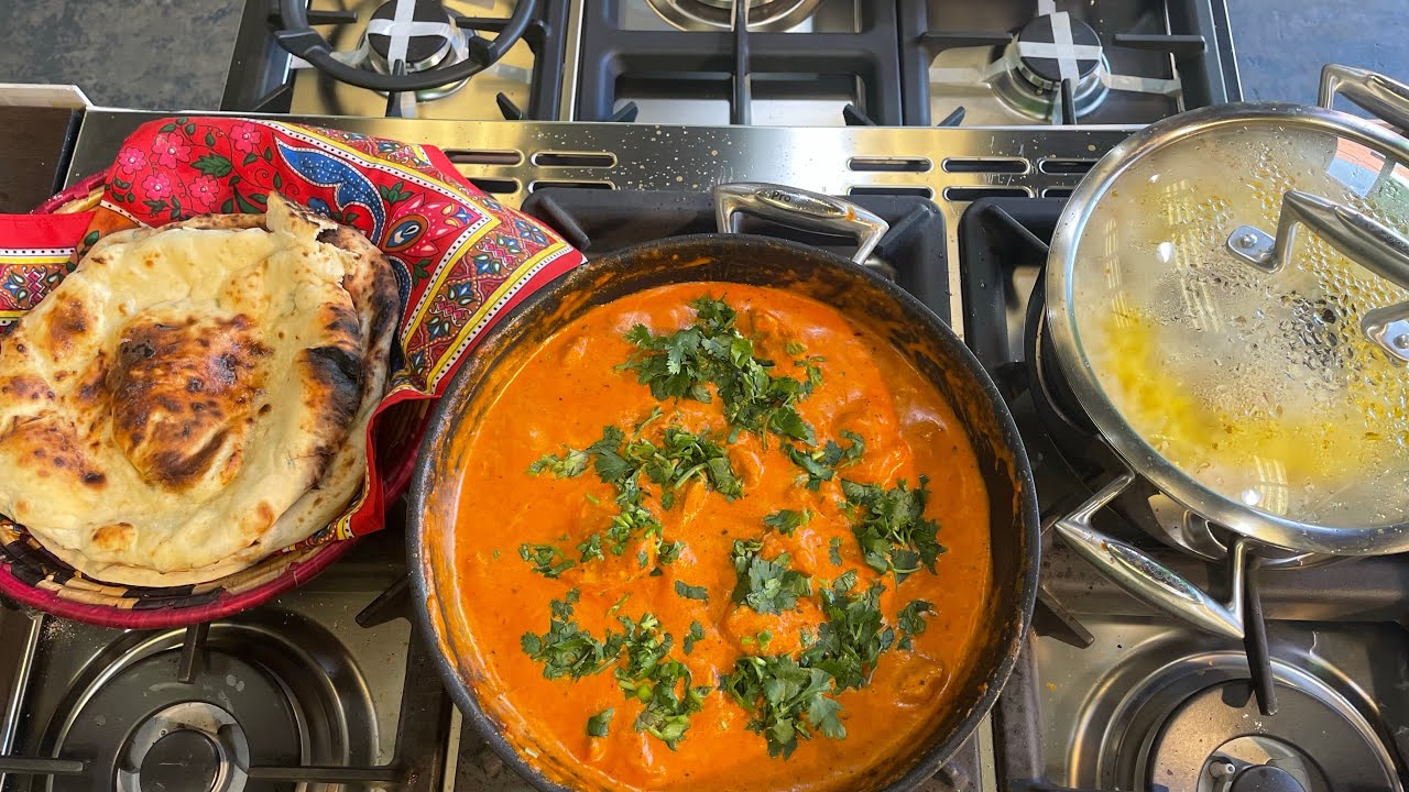 pulwasha famous homemade Naan Butter chicken || Live cooking ||Best ...