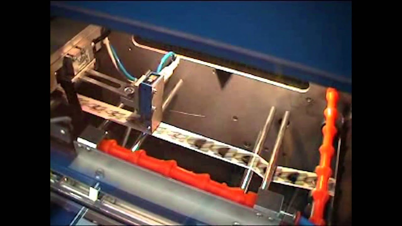 Galvolabel - Automatic galvanometric laser cutting machine - YouTube