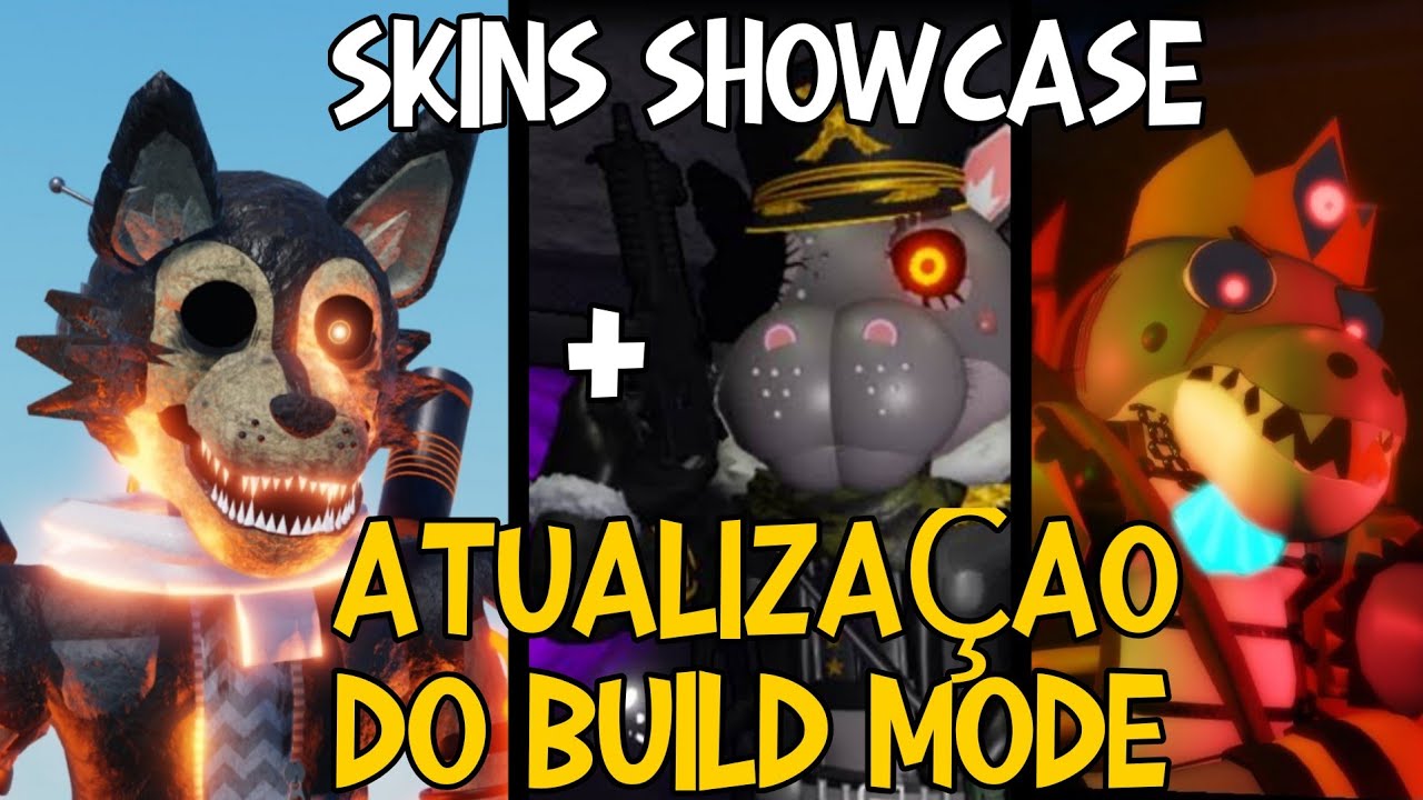 SHOWCASE DAS NOVAS SKINS DO PIGGY + NOVOS ITENS DO BUILD MODE - YouTube