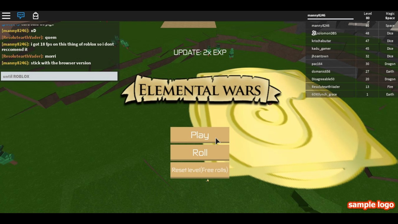 Roblox elemental wars - YouTube