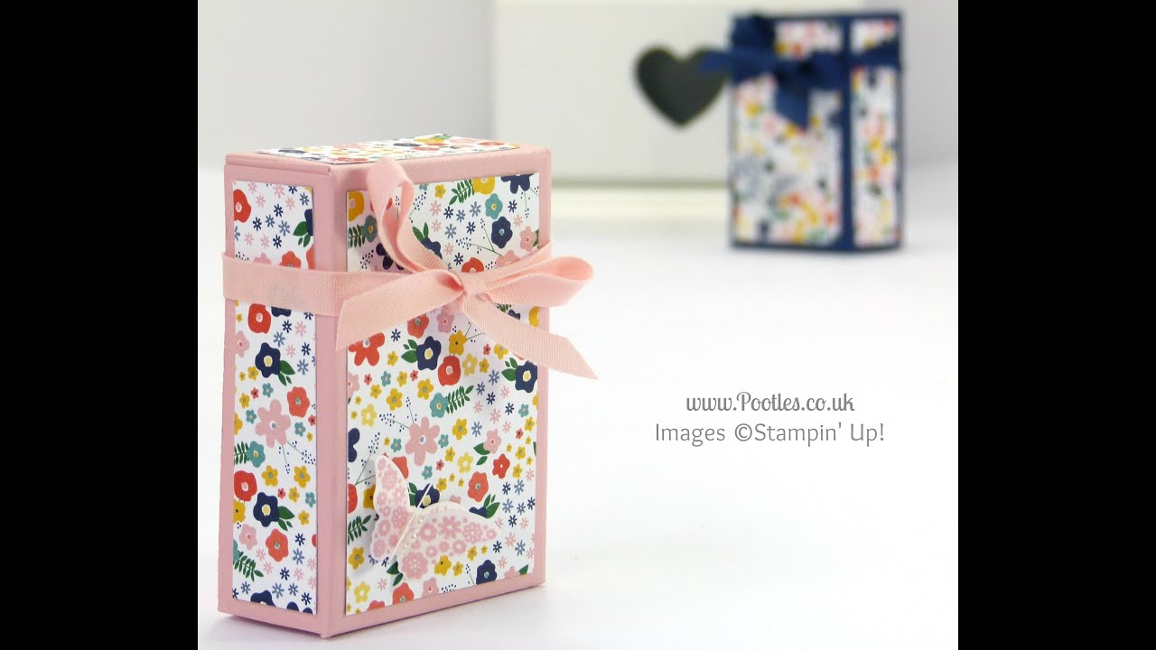 3 2 1 Box Tutorial using Stampin' Up Supplies - YouTube