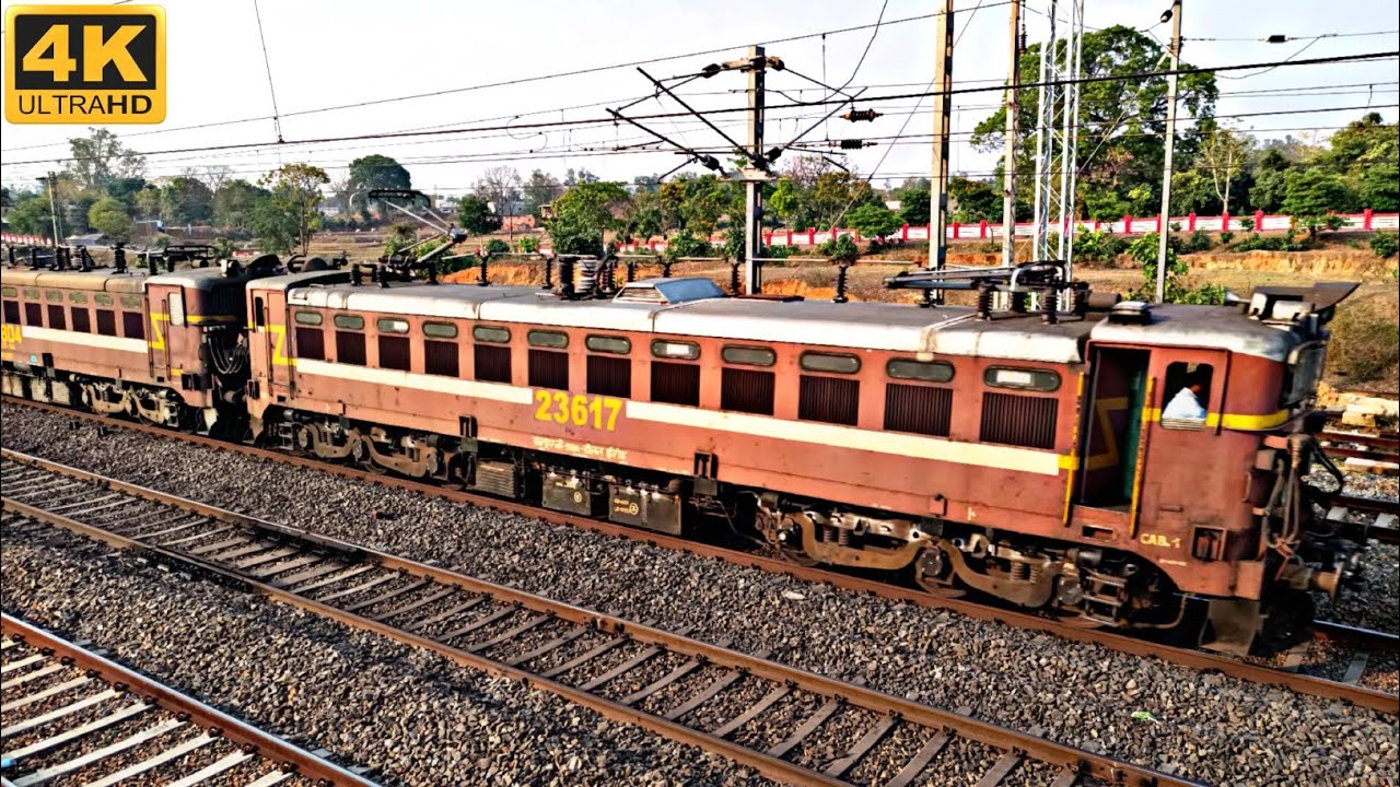 Multi Locomotive Freight Train | Wag 5 -HA 23617 And 23804 | With ...