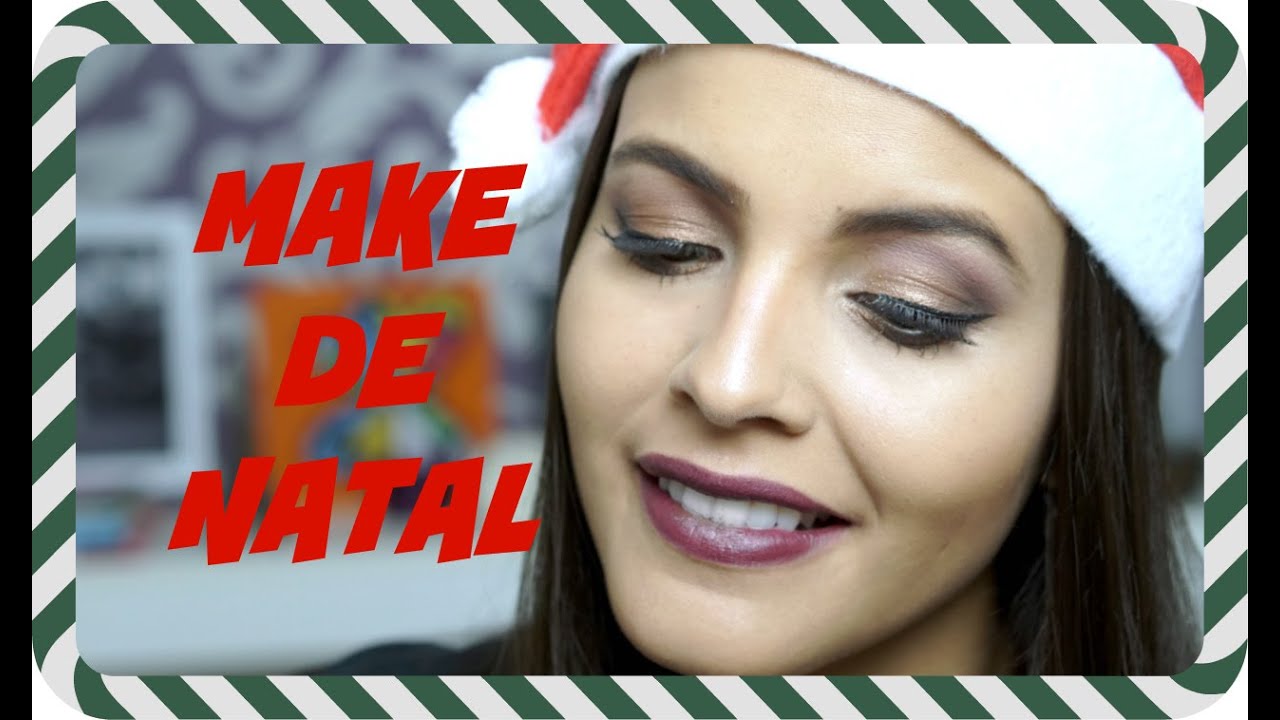 Maquiagem para o Natal - Tutorial - YouTube