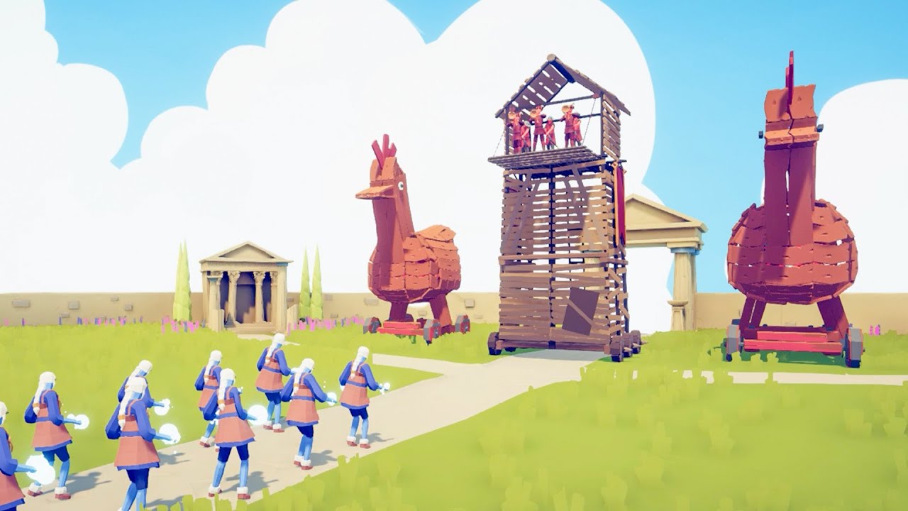 TROJAN CHICKEN TOWER vs EVERY UNIT 🐔💥 | TABS - Totally Accurate Battle ...