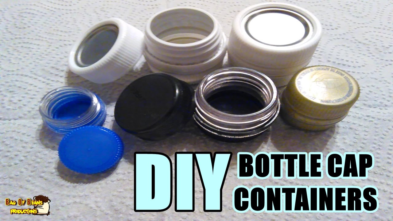 DIY Bottle Cap Containers - YouTube