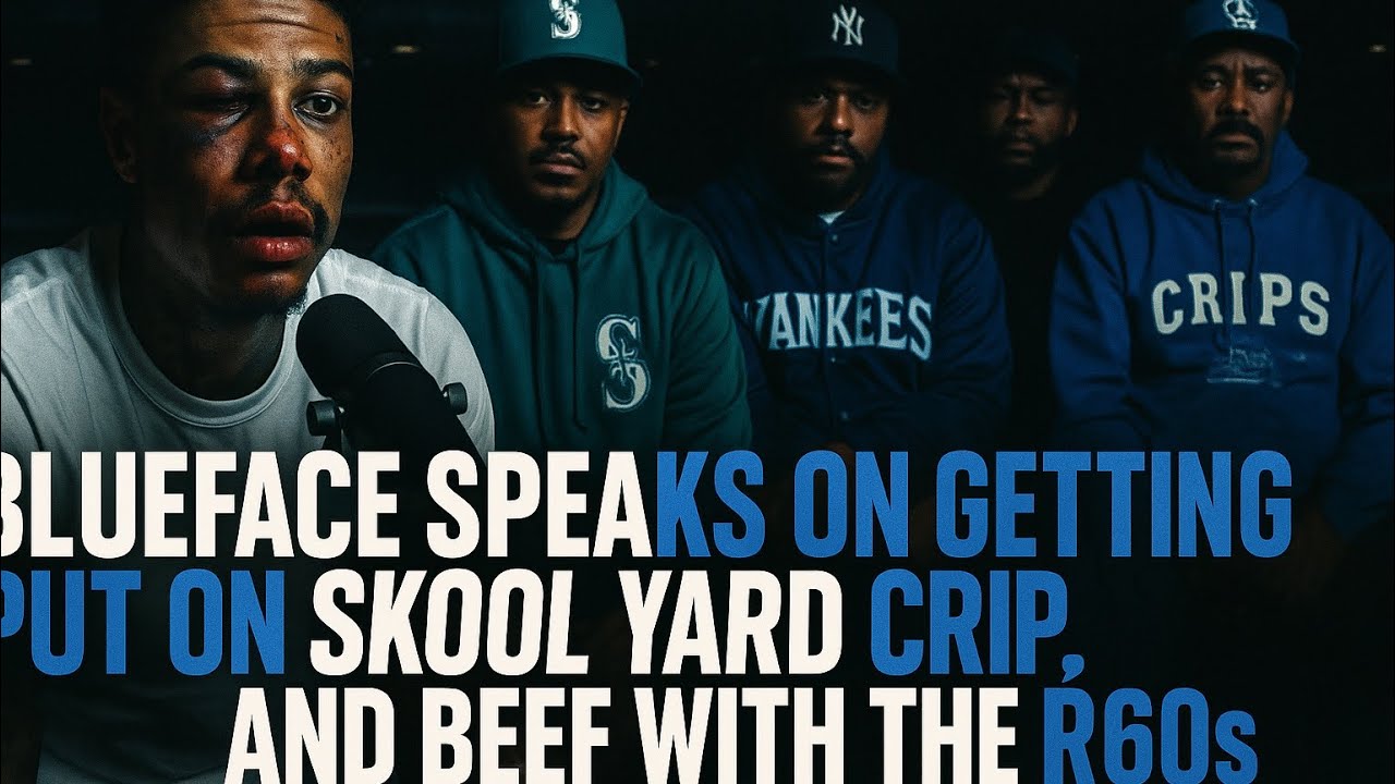 BLUEFACE SPEAKS ON GETTING PUT ON SKOOL YARD CRIP AND HIS BEEF WITH THE ...