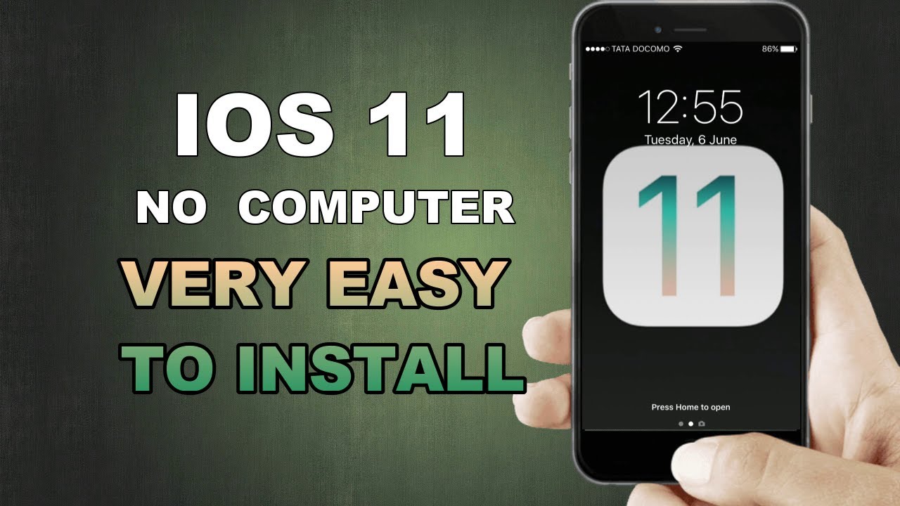 How To Install iOS 11 For Free On Any Device (No Computer / No Dev ...