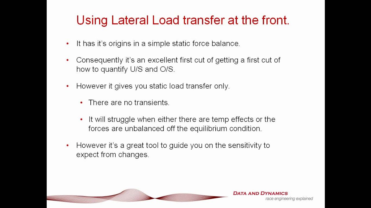 Dan's Vehicle Dynamics Corner - Front Lateral load transfer - YouTube