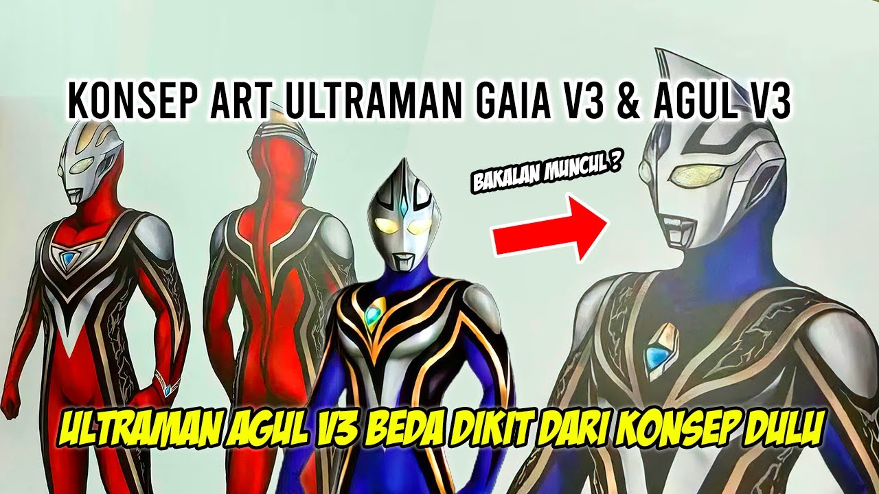 GAIA V3 & AGUL V3 !! TIBA TIBA ADA VERSION BARU !! - Bahas Konsep Art ...