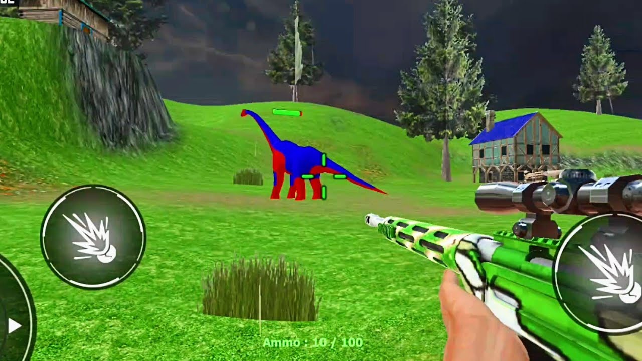 Sniper Rifle Dino Hunter 3D Hunting Games - Wild Dinosaur Hunting Game ...