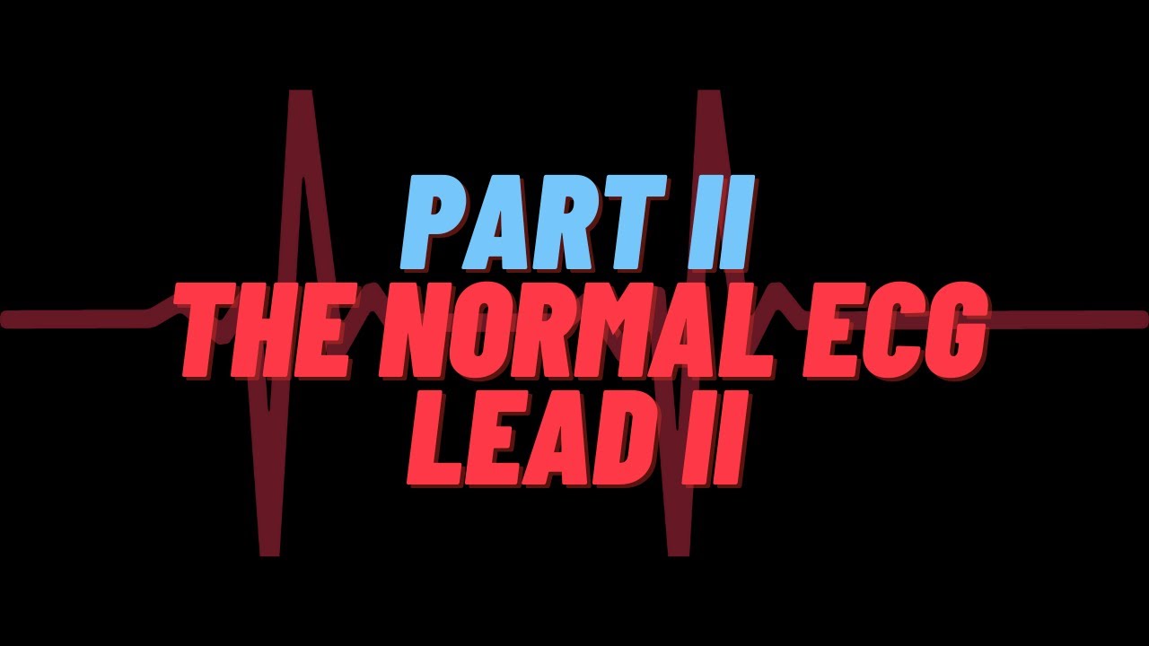 Part 2: The Normal ECG Lead II - YouTube