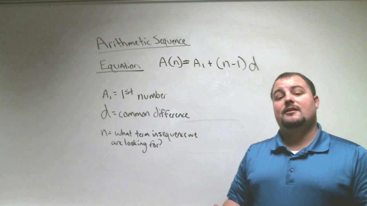 9th Grade Algebra 1 Math Chapter 3 Lesson 6 Arithmetic Sequences - YouTube
