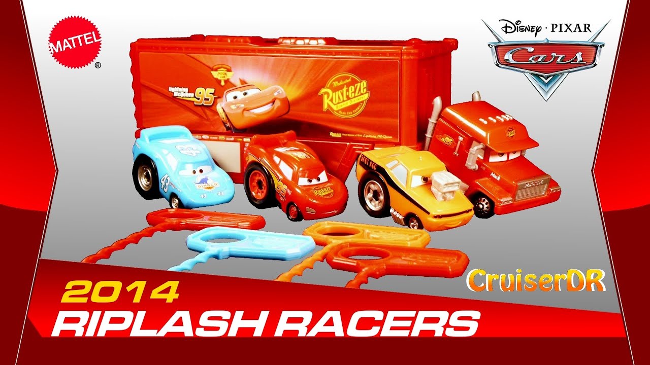 BRAND NEW Disney Pixar Cars 2014 Riplash Racers, McQueen, King, Snot ...