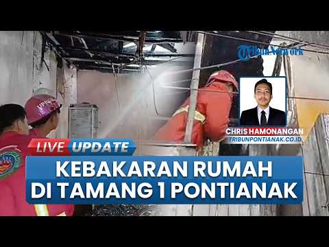 Lebaran Berujung Duka, 4 Rumah di Kawasan Gang Tamang 1 Pontianak Hangus Terbakar Si Jago Merah