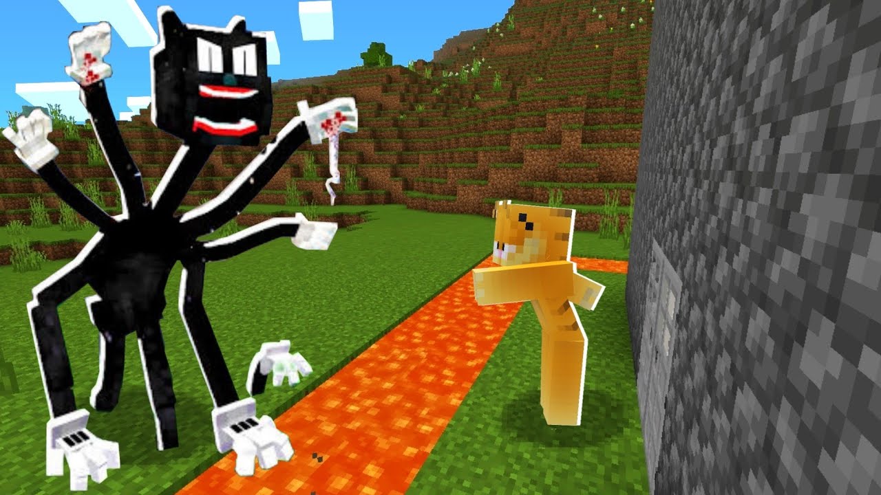 ENCONTREI O CARTOON CAT EVOLUIDO NO MINECRAFT!! Eliminei ele?? - YouTube