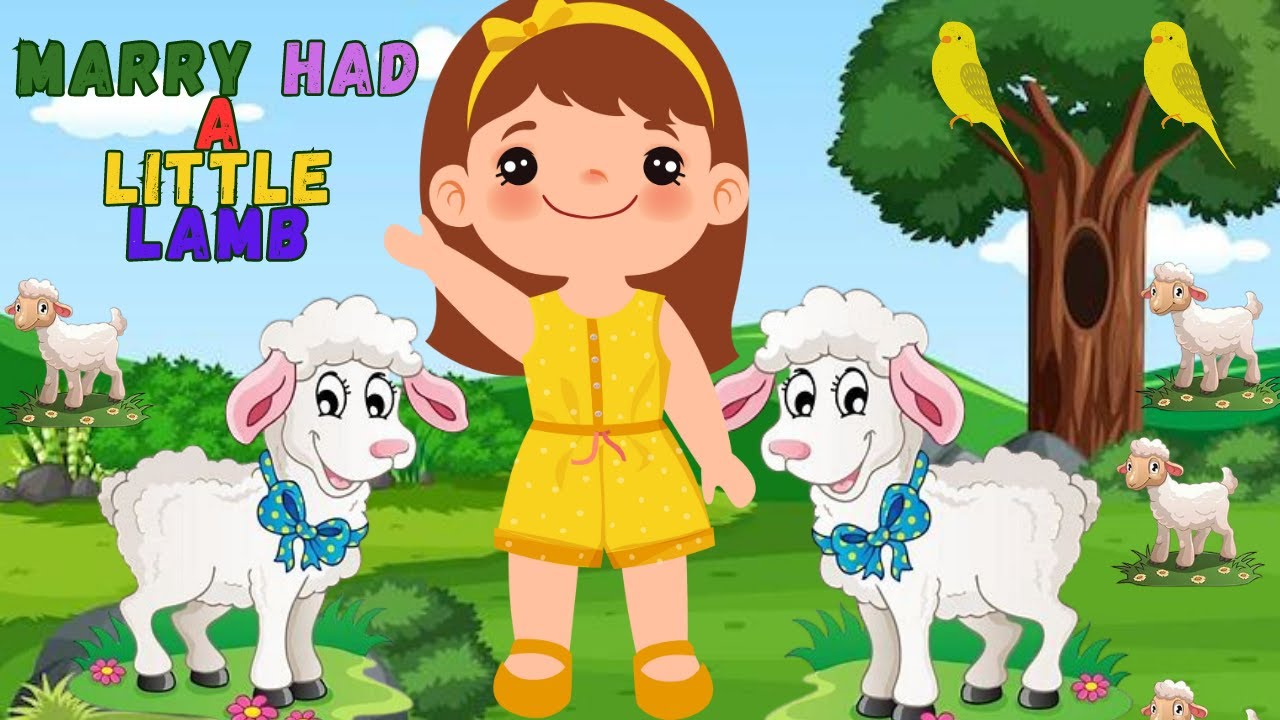 Marry had a little Lamb Nursery Rhymes with Lyrics-Cartoon Animation ...