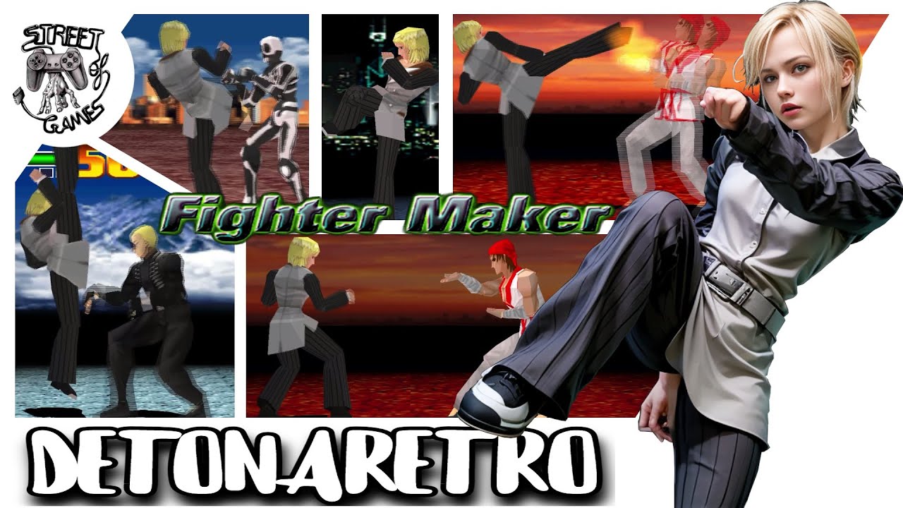 Fighter Maker (PS1-1998) Jennifer Lloyd - YouTube