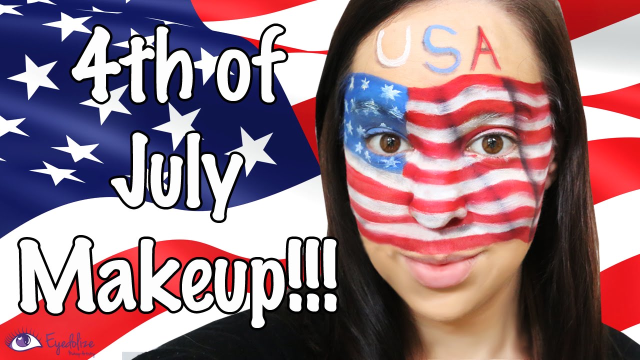 American Flag Makeup