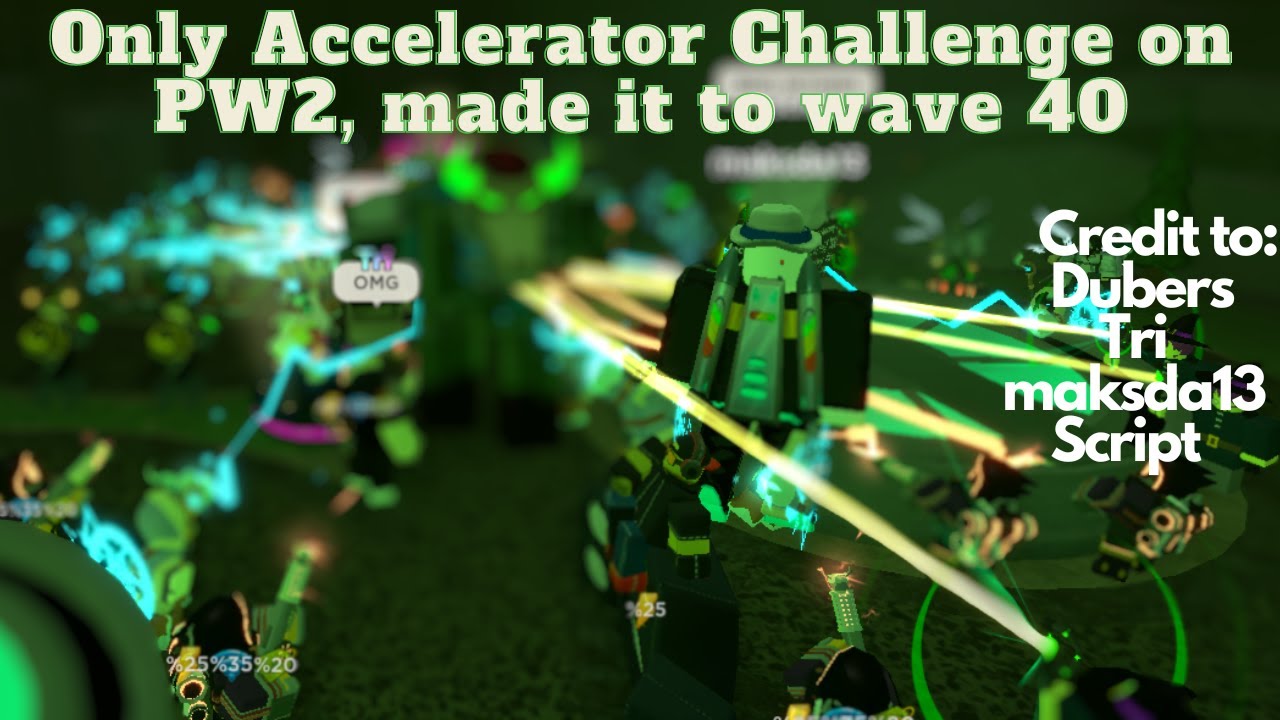 Only Accelerator Challenge on PW2 | 32 Accelerators | we made it to ...