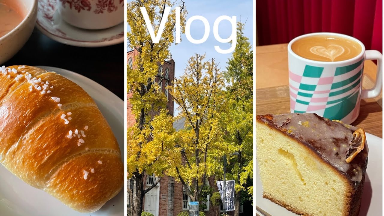 vlog 일상 브이로그/걷고 맛집다니는 빵순이 일상🍞🥪(오파토,소금빵,피터팬베이커리,펌퍼니클,KEEM 한남,을지로 헬카페뮤직 ...