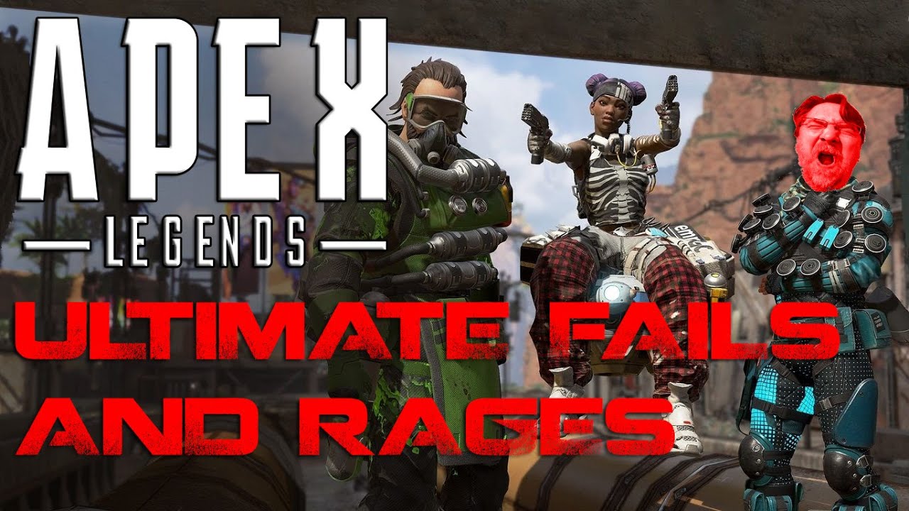 Apex Legends! ULTIMATE FAILS and RAGES!! (Really BAD language warning ...