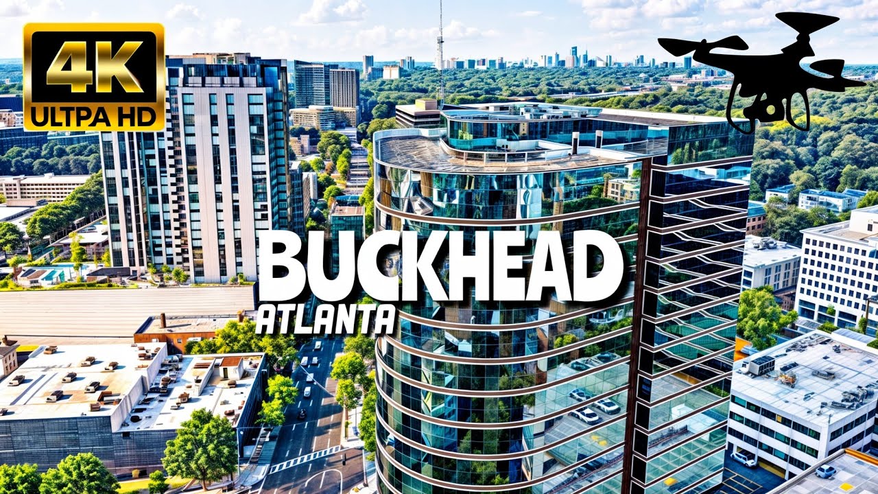 Buckhead, Atlanta In 4K By Drone - Amazing View Of Buckhead, Atlanta ...