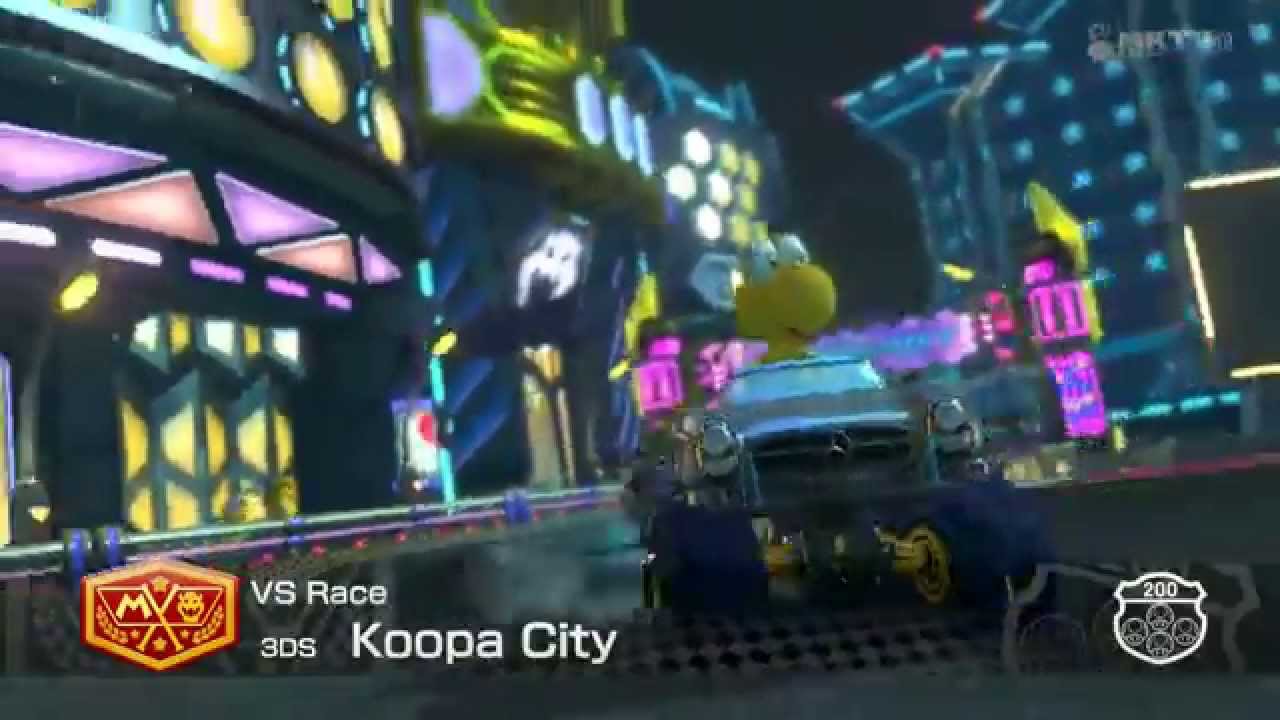 Wii U - Mario Kart 8 - (3DS) Koopa City 200cc MADNESS on my favorite ...