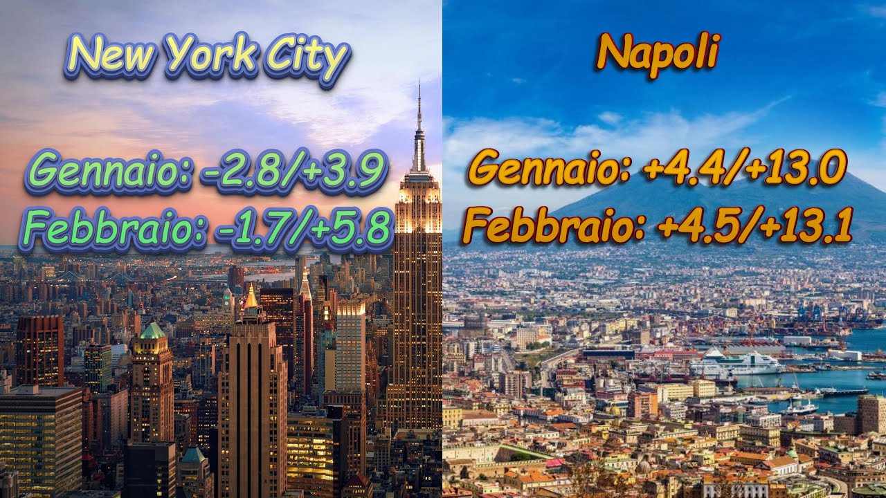 Napoli e New York: le incredibili differenze di due luoghi posti sullo ...