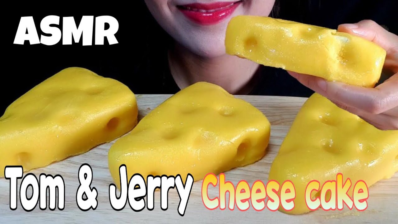 [Captain-Q ASMR]TOM and JERRY CHEESE CAKE ASMR 톰과제리에 나온 그치즈!톰과제리 치즈케이크 ...