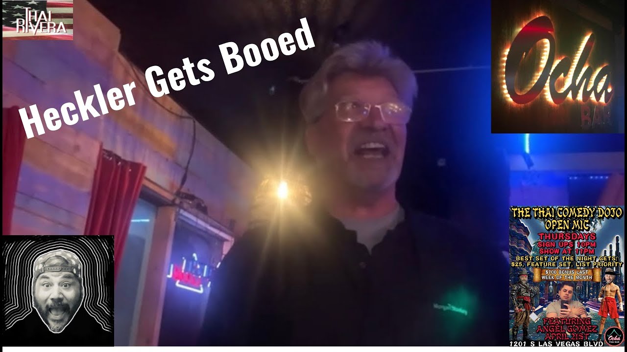 Heckler Gets Booed After Hosts Of Las Vegas' Craziest Open-Mic Give Him ...