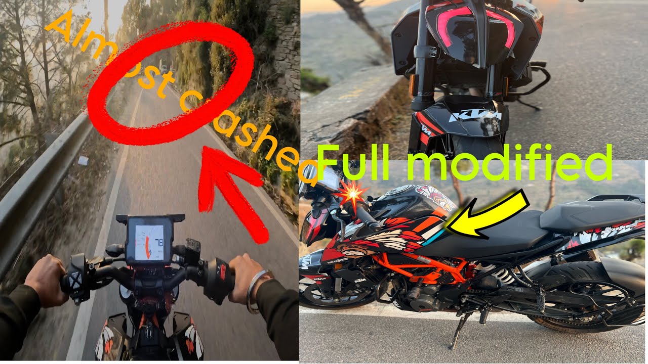 Duke 390 Almost crashed 💥. &390 power and full modified 😀 - YouTube