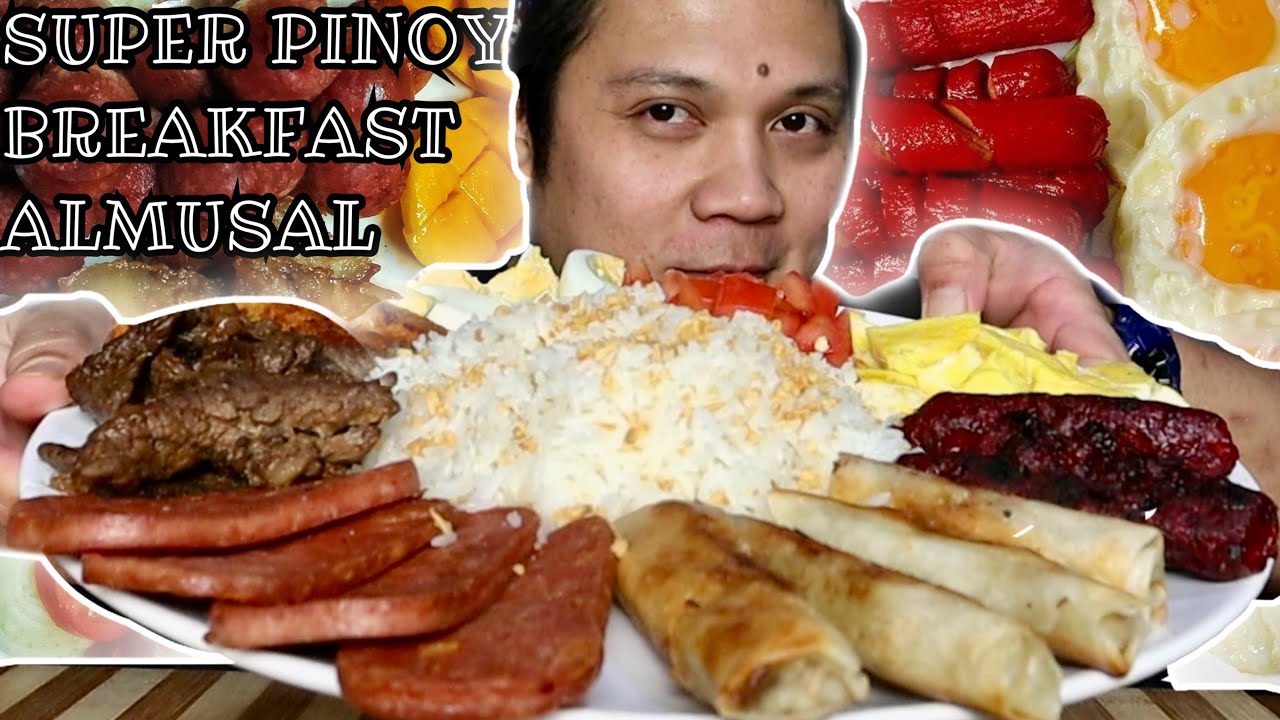 SUPER PINOY ALMUSAL MUKBANG | PINOY BREAKFAST MUKBANG | PINOY MUKBANG ...