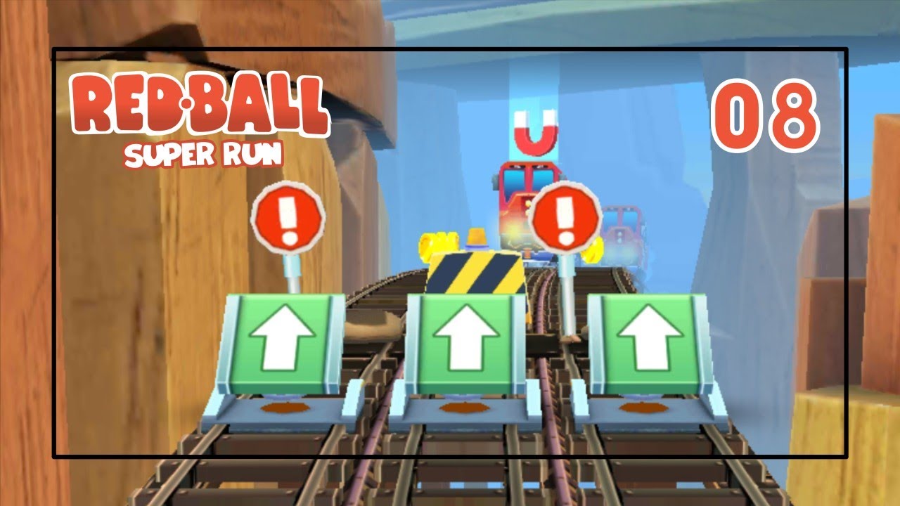 Red Ball Super Run Ep.08 - Railway Map - YouTube