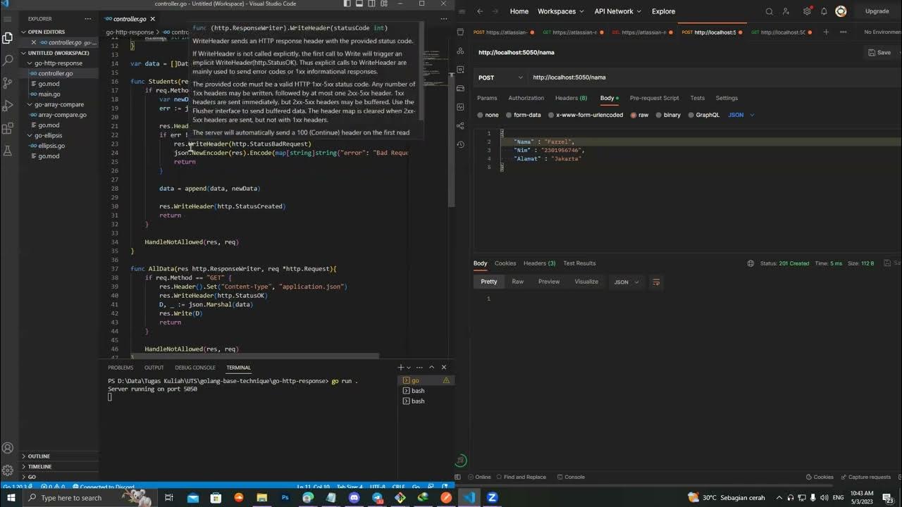 Golang Json Response Api Testing Youtube